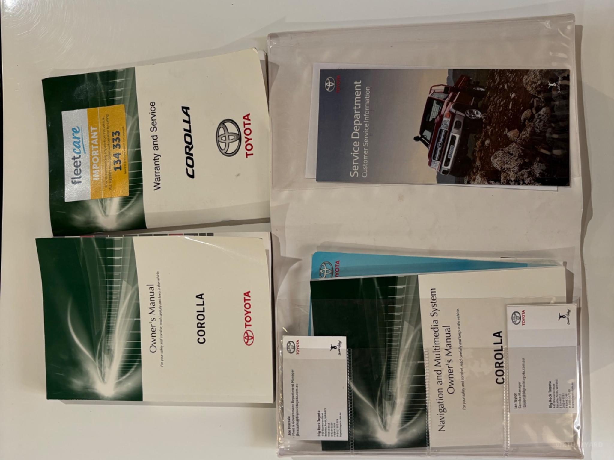 TOYOTA COROLLA ASCENT ZRE172R MY17