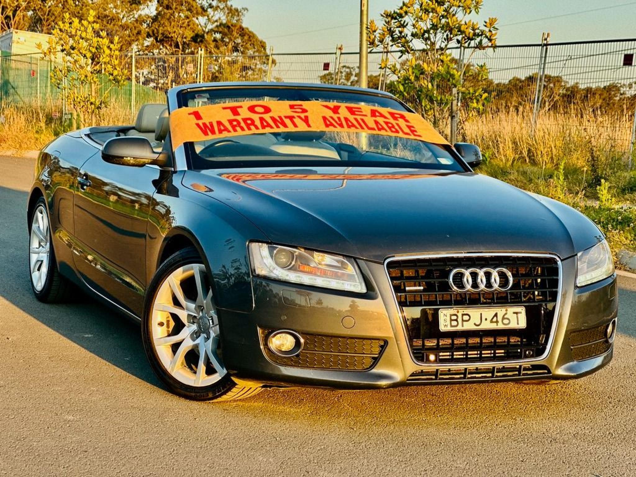 AUDI A5 3.0L V6 TDI 2D CABRIOLET TURBO DIESEL CONVERTIBLE 7 SPD