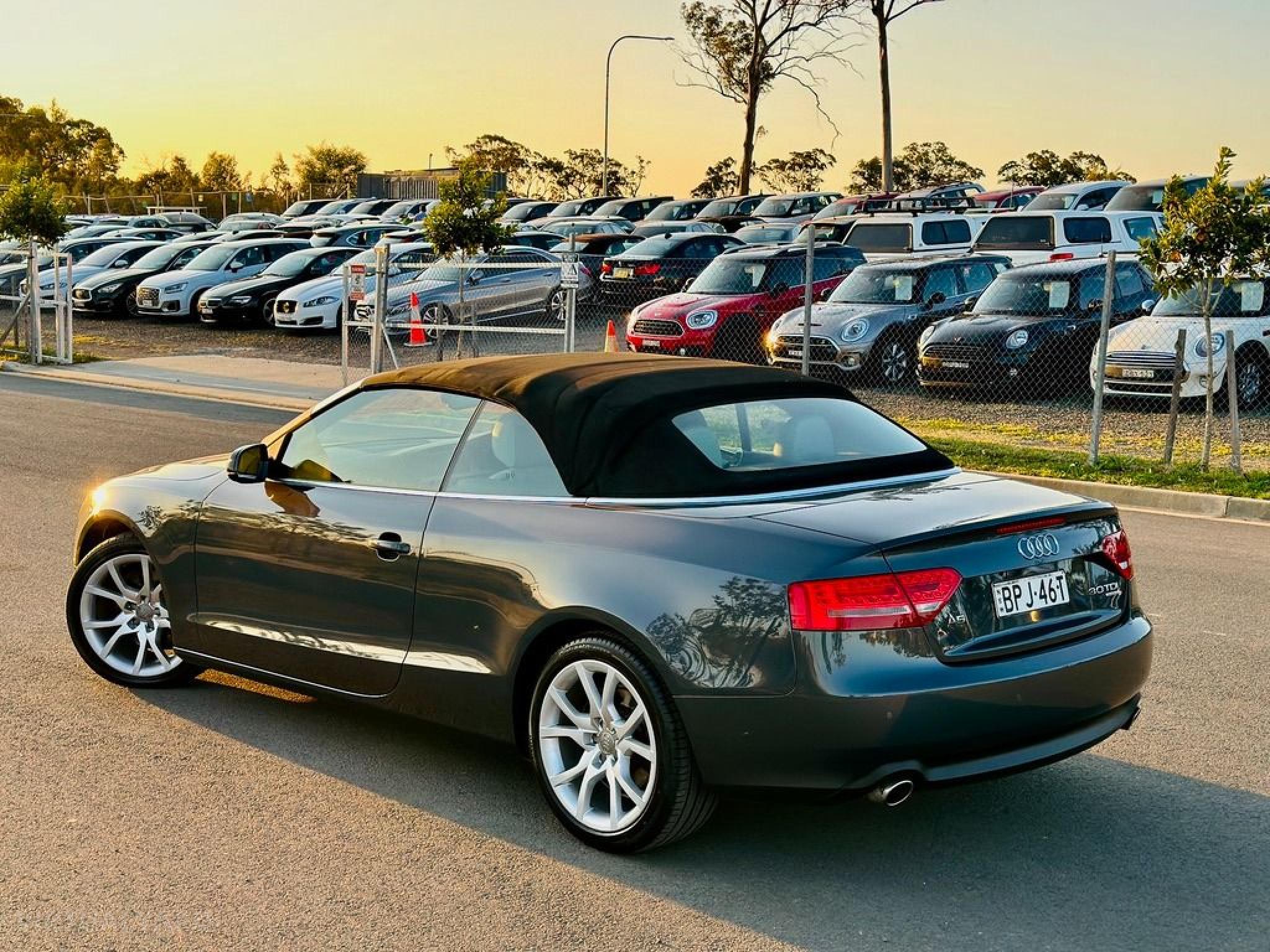 AUDI A5 3.0L V6 TDI 2D CABRIOLET TURBO DIESEL CONVERTIBLE 7 SPD