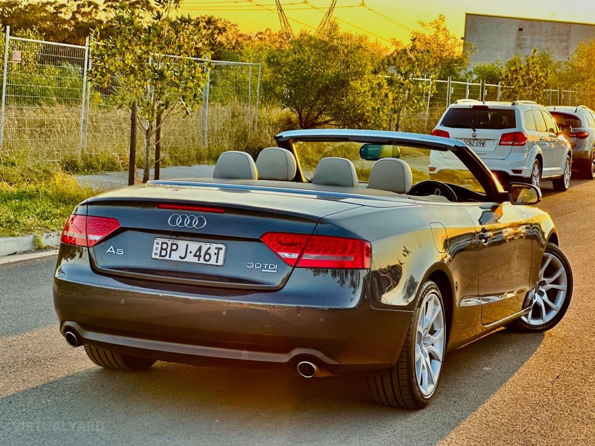 AUDI A5 3.0L V6 TDI 2D CABRIOLET TURBO DIESEL CONVERTIBLE 7 SPD