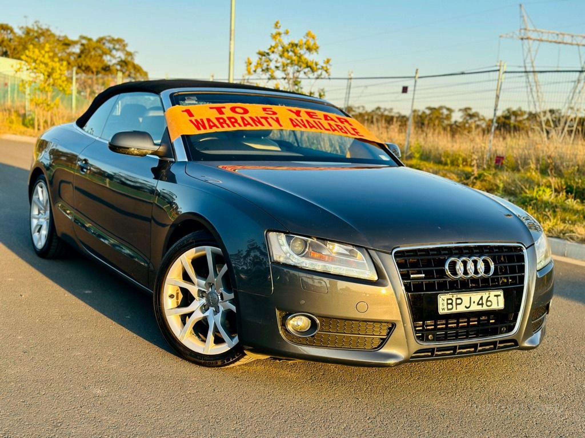 AUDI A5 3.0L V6 TDI 2D CABRIOLET TURBO DIESEL CONVERTIBLE 7 SPD
