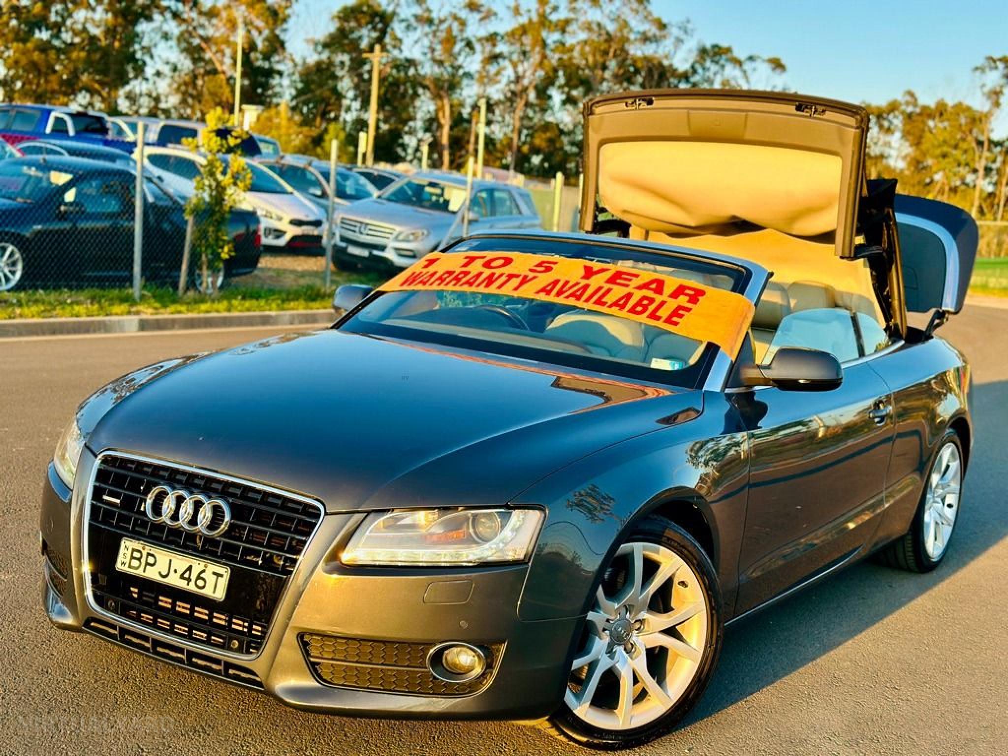 AUDI A5 3.0L V6 TDI 2D CABRIOLET TURBO DIESEL CONVERTIBLE 7 SPD