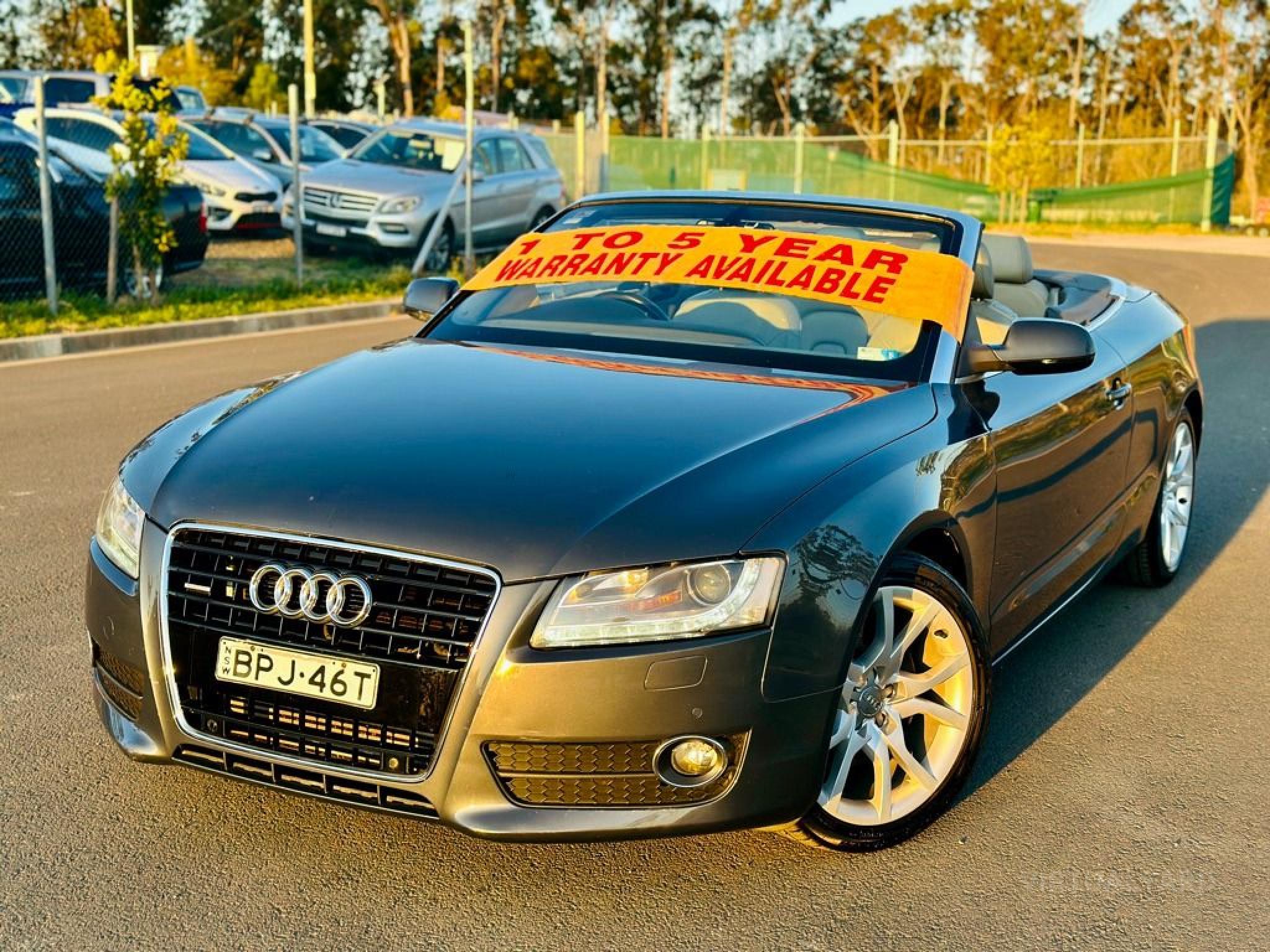 AUDI A5 3.0L V6 TDI 2D CABRIOLET TURBO DIESEL CONVERTIBLE 7 SPD