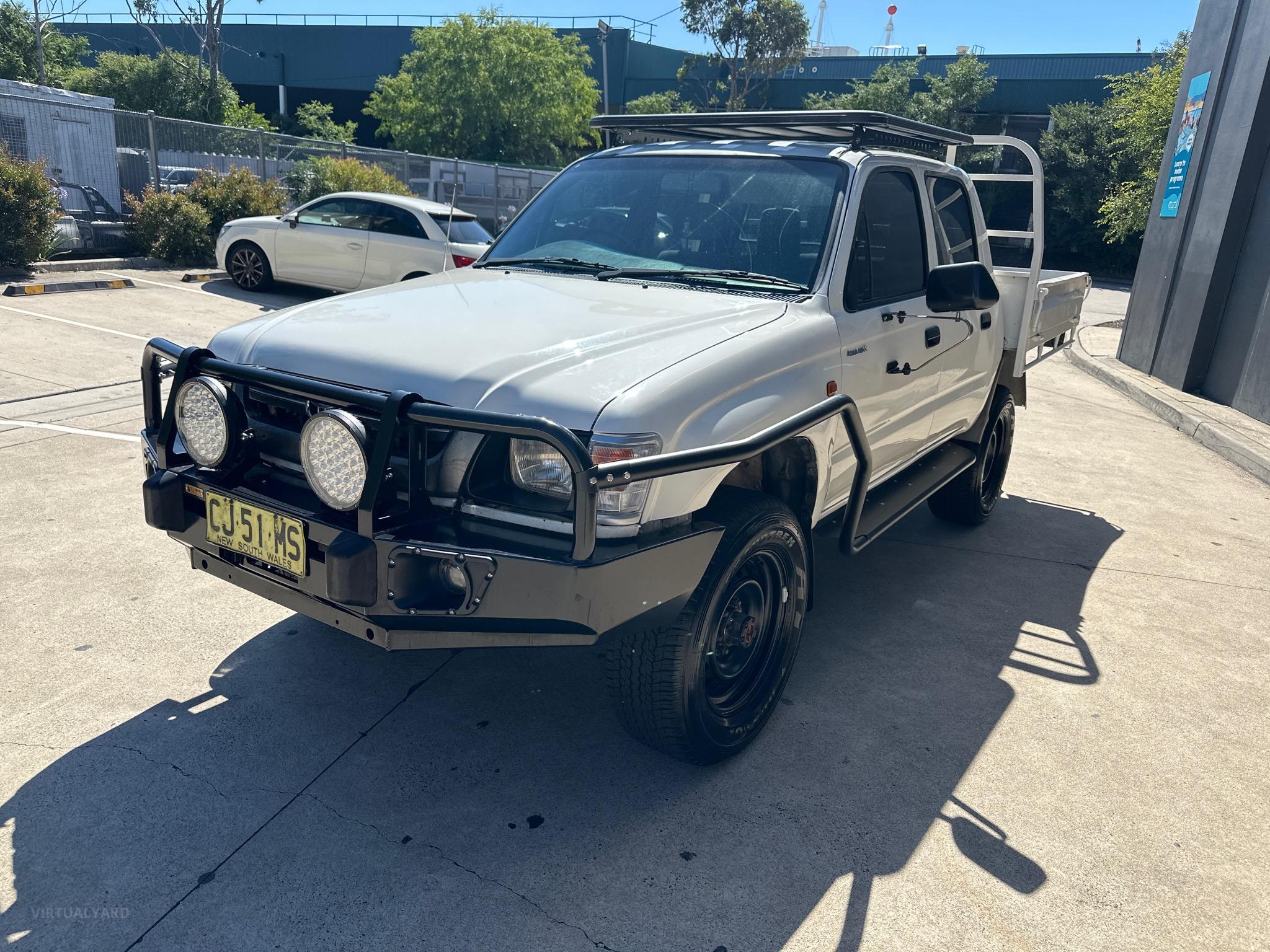 TOYOTA HILUX LN167R MY02 UTILITY DUAL CAB 4DR MAN 5SP, 4X4 1017KG 3.0DI