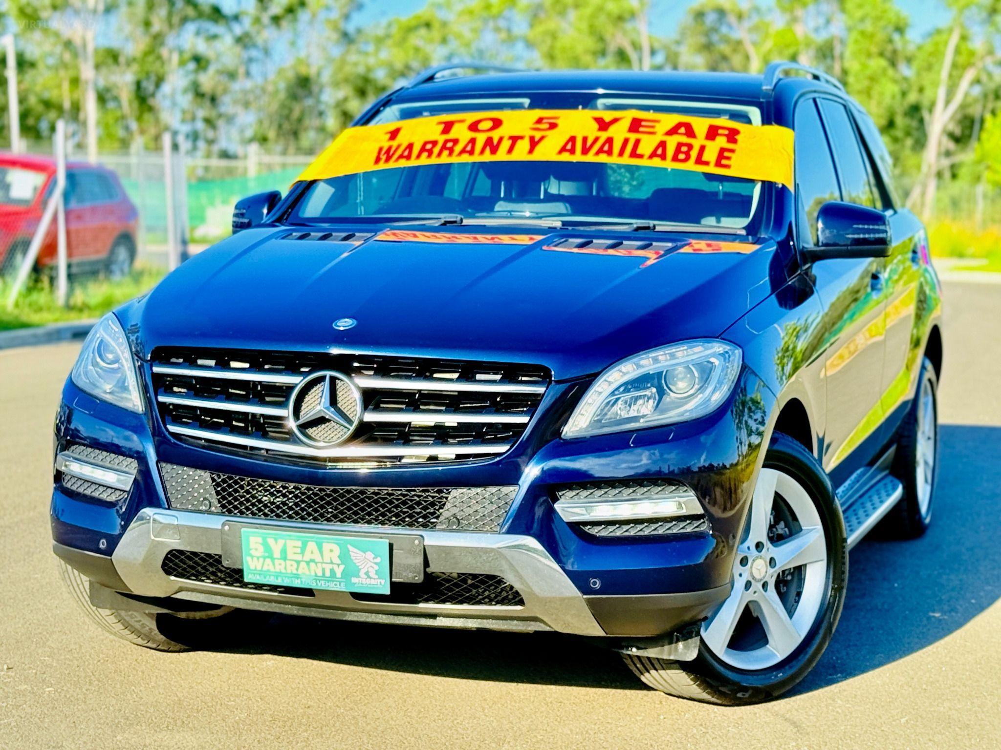 MERCEDES-BENZ ML250 BLUETEC TURBO DIESEL 4X4 7 SPD AUTO SUV