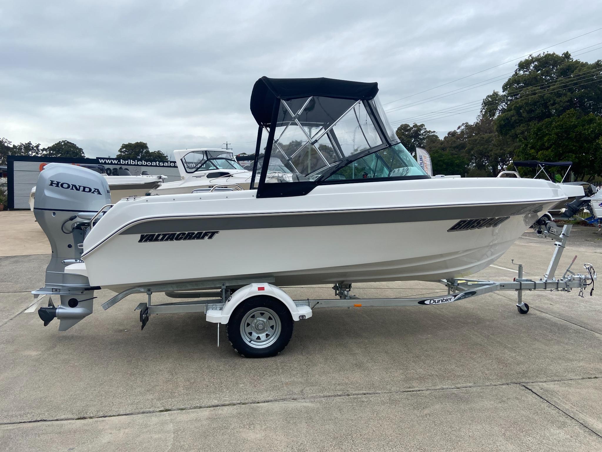 NEW - YALTA CRAFT 1800 BOWRIDER 100HP HONDA ON 5.3M DUNBIER TRAILER