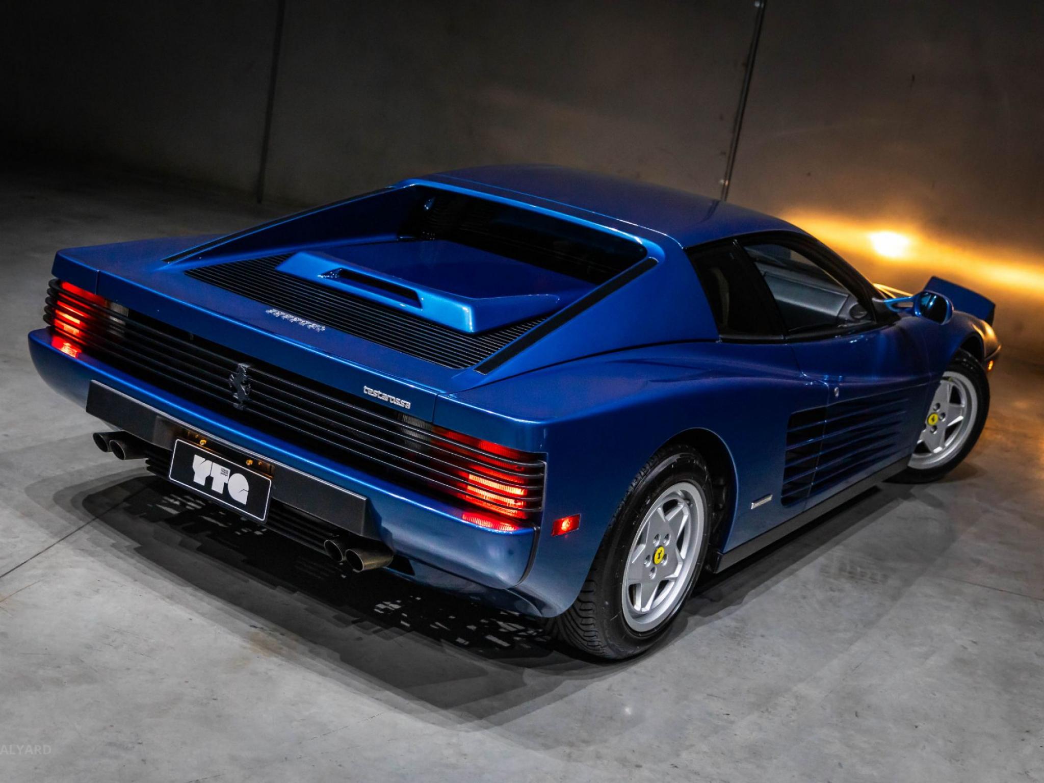 FERRARI TESTAROSSA 1990 FERRARI TESTAROSSA COUPE 2DR MAN 5SP 4.9I V12