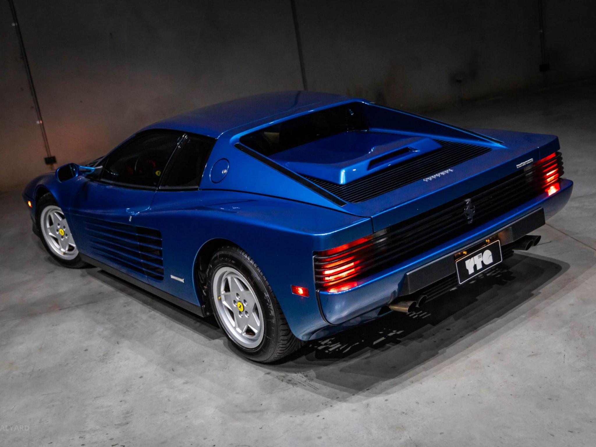 FERRARI TESTAROSSA 1990 FERRARI TESTAROSSA COUPE 2DR MAN 5SP 4.9I V12