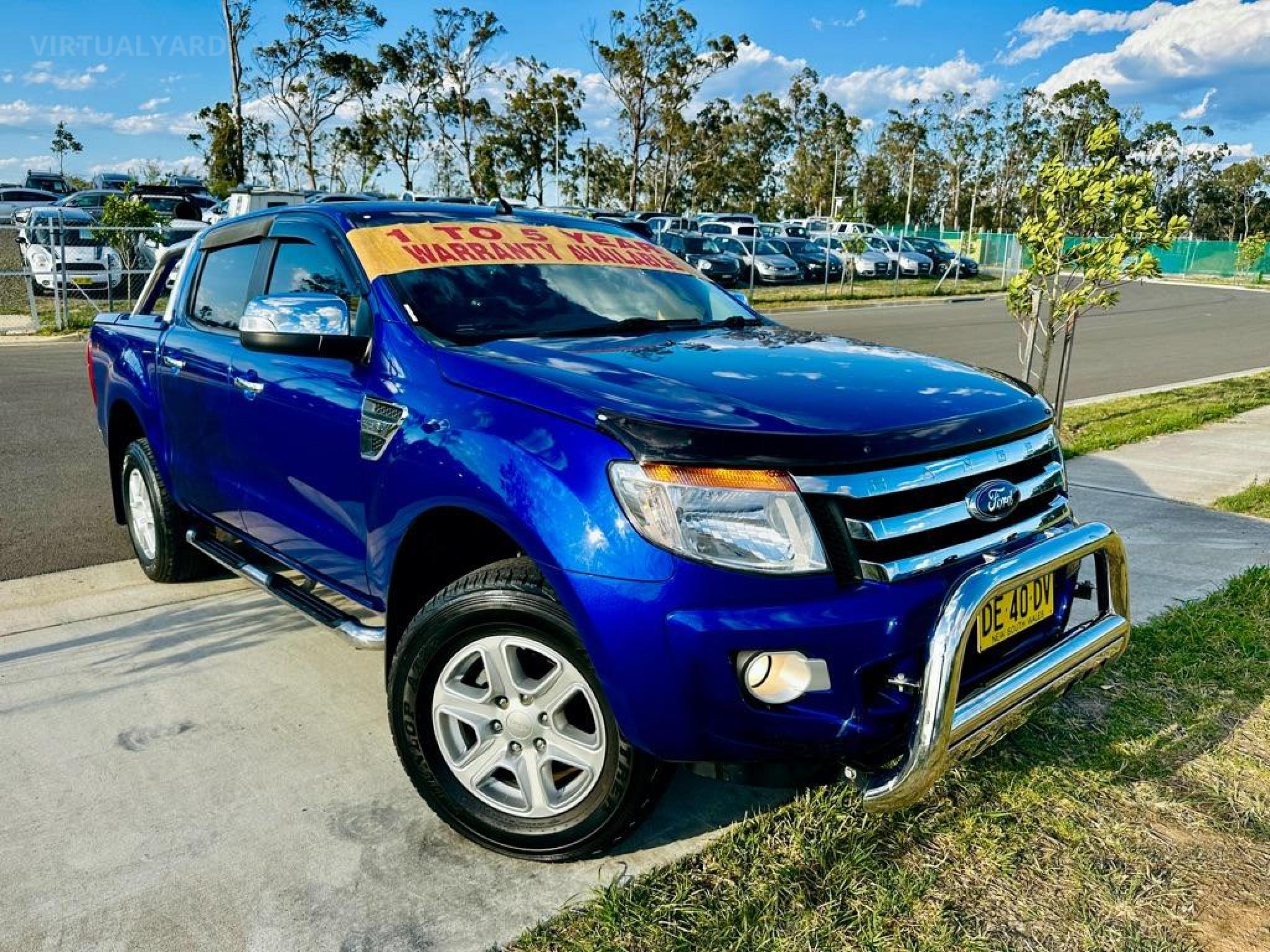 FORD RANGER 4X4 XLT PX 3.2L TURBO DIESEL DUAL CAB UTILITY