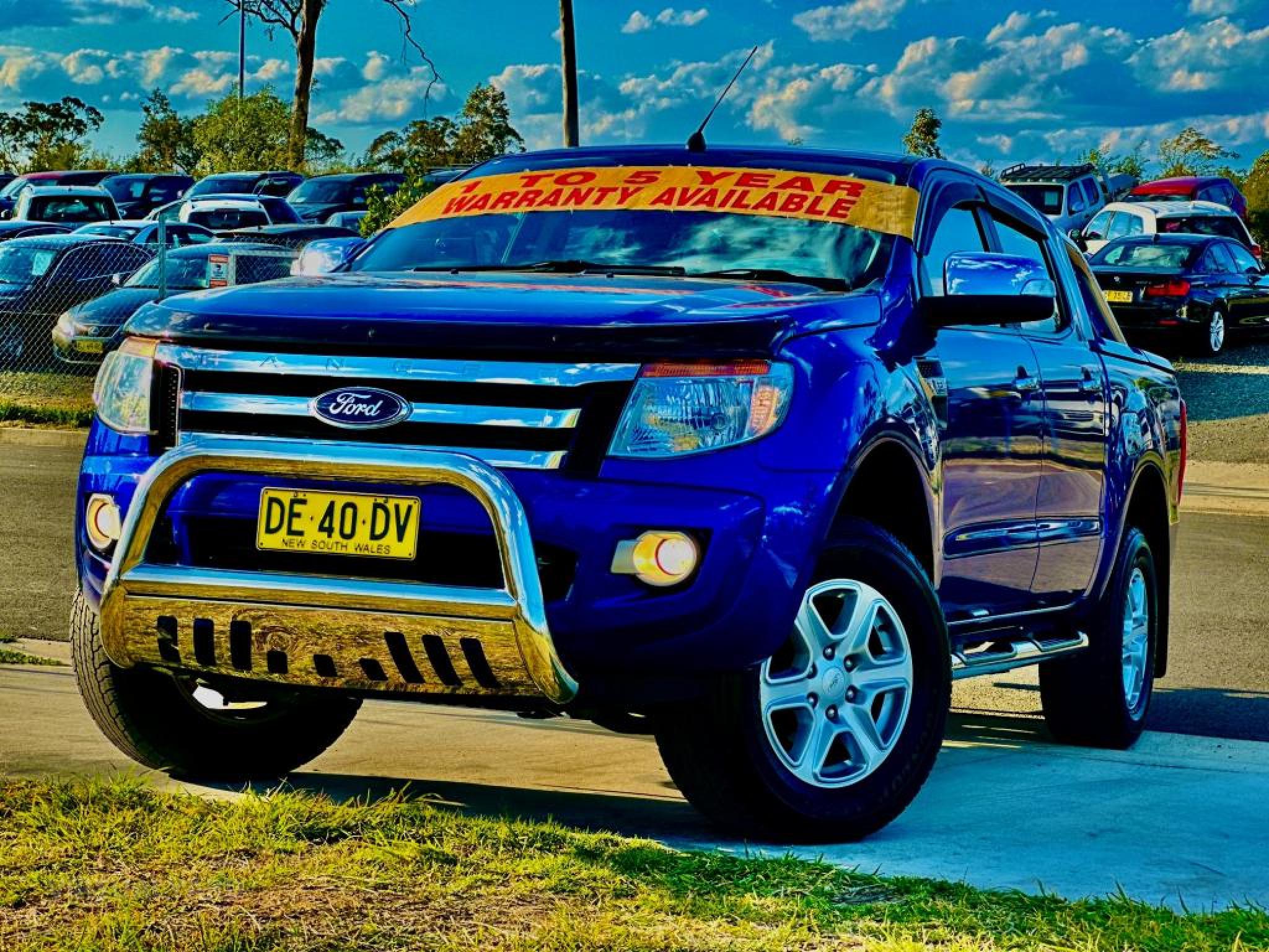 FORD RANGER 4X4 XLT PX 3.2L TURBO DIESEL DUAL CAB UTILITY