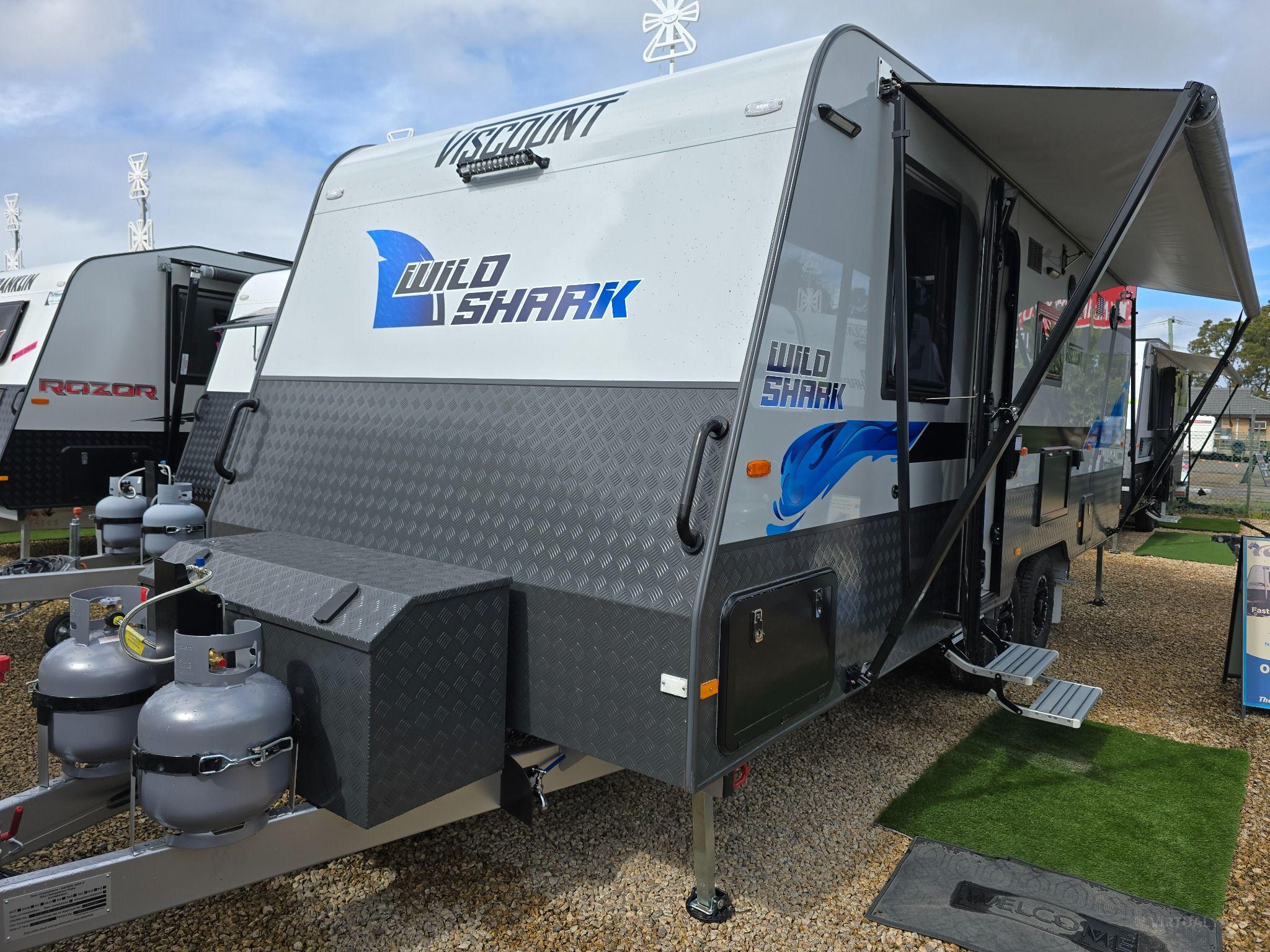 VISCOUNT WILDSHARK DOUBLE BUNK INDEPENDENT SUSPENSION 22' WS3 FAMILY ...