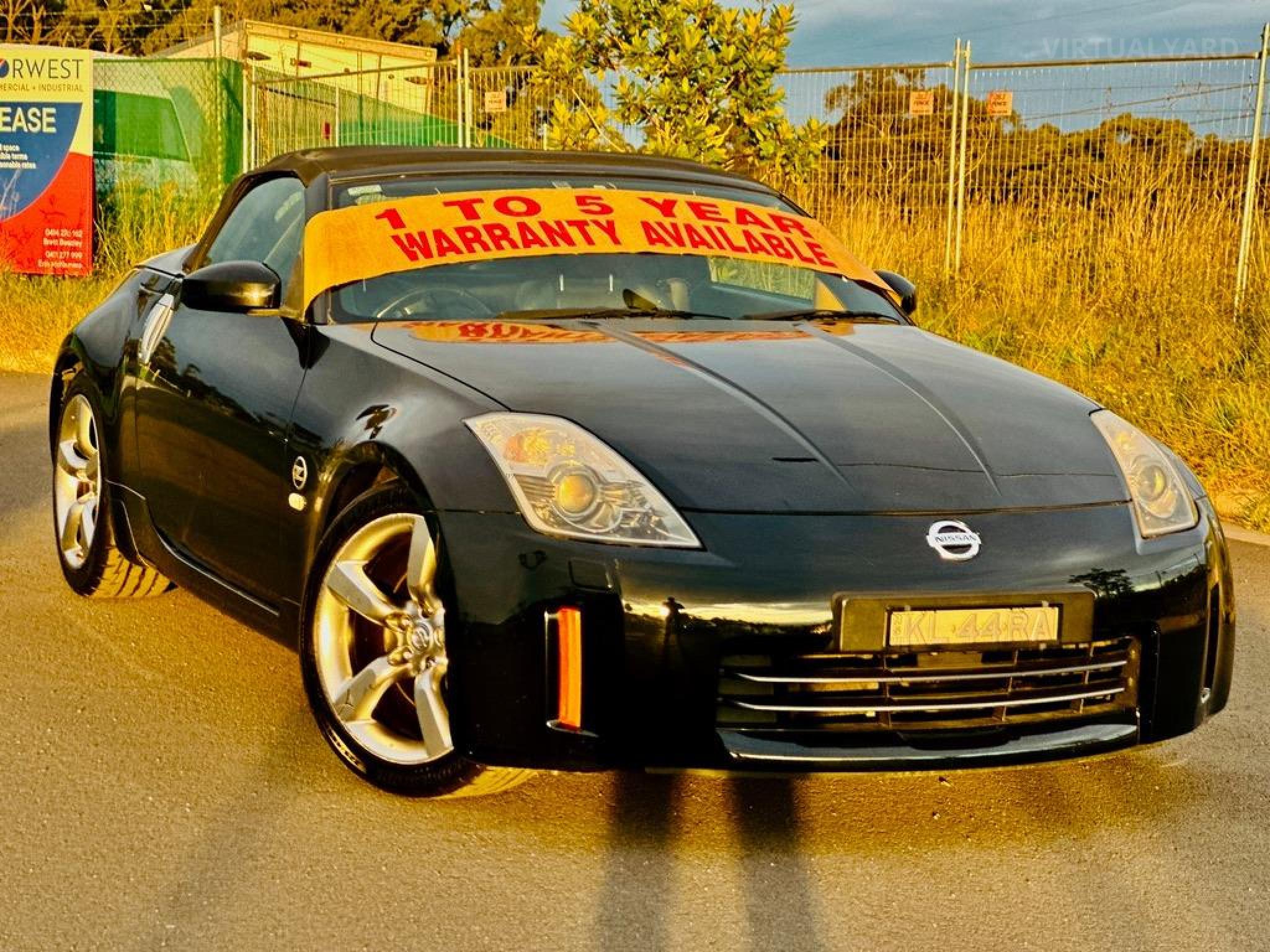NISSAN 350Z Z33 ROADSTER CONVERTILE 2DR SPTS AUTO 5SP 3.5I