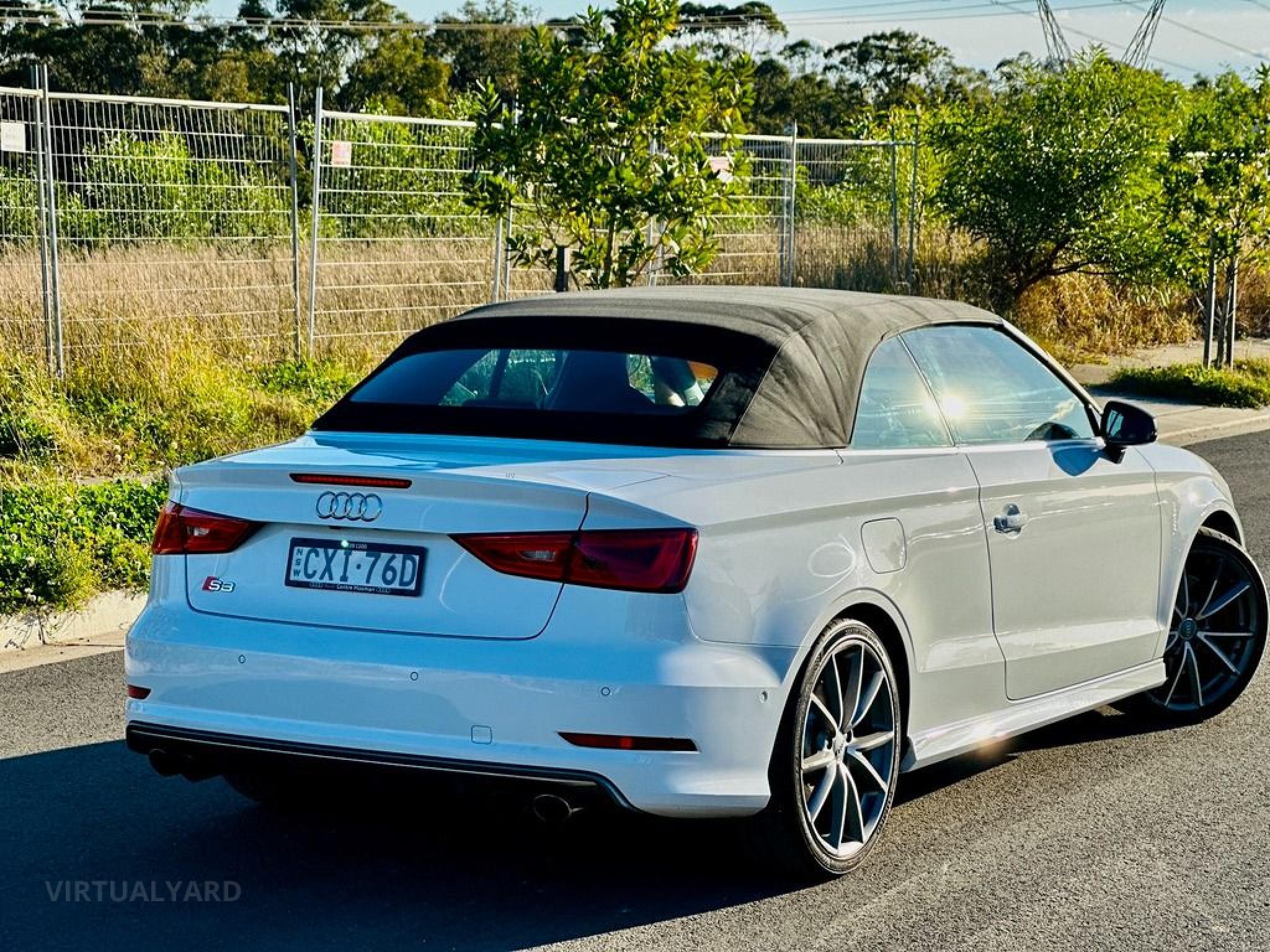 AUDI S3 2.0TFSI QUATTRO 8V TURBO SOFTTOP CONVERTIBLE