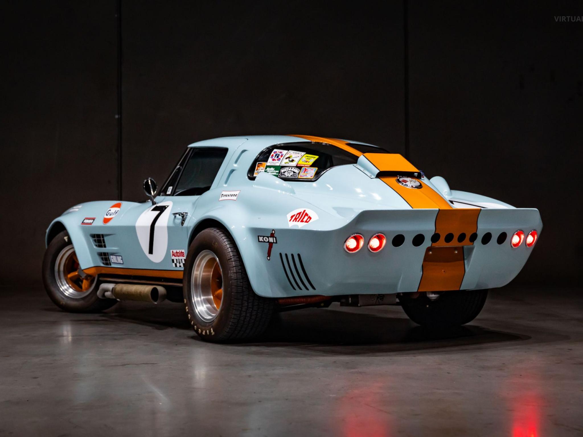 CHEVROLET CORVETTE C2 SPLIT WINDOW SUPERSPEED GRAND SPORT RACE CAR RE ...